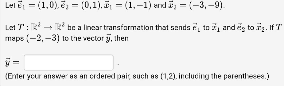 Solved 1 1 And 2 Let T R2 → R2 Be A Linear