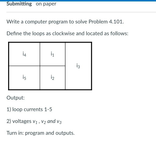 Solved Submitting on paper Write a computer program to solve | Chegg.com