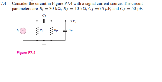Solved (a) Determine the open-circuit time constant | Chegg.com