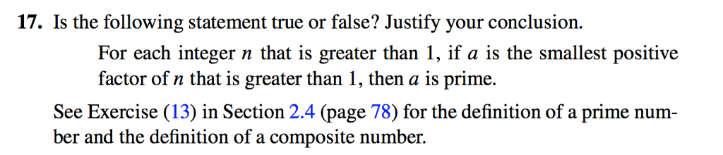 Solved Is the following statement true or false? Justify | Chegg.com