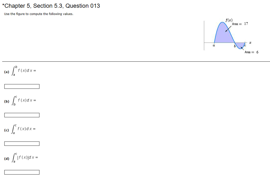 Solved Use the figure to compute the following values. (a) | Chegg.com