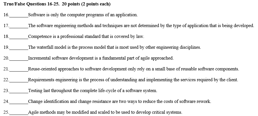Solved Software Is Only The Computer Programs Of An