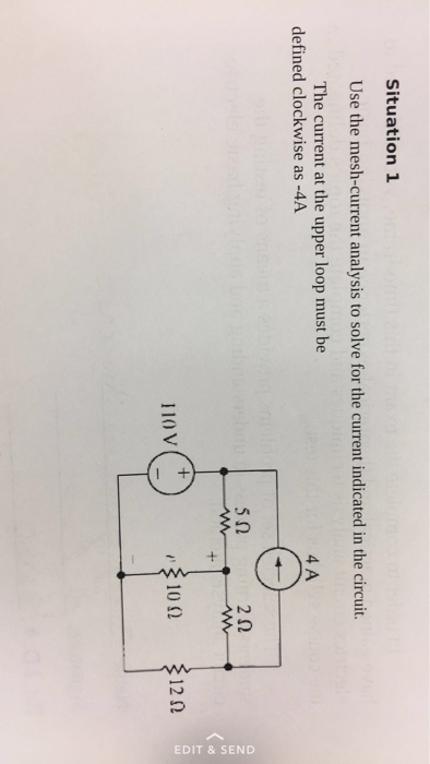 Solved Use the mesh-current analysis to solve for the | Chegg.com