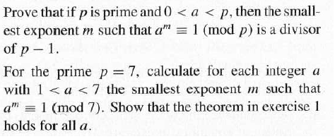 Solved Prove that if p is prime and 0