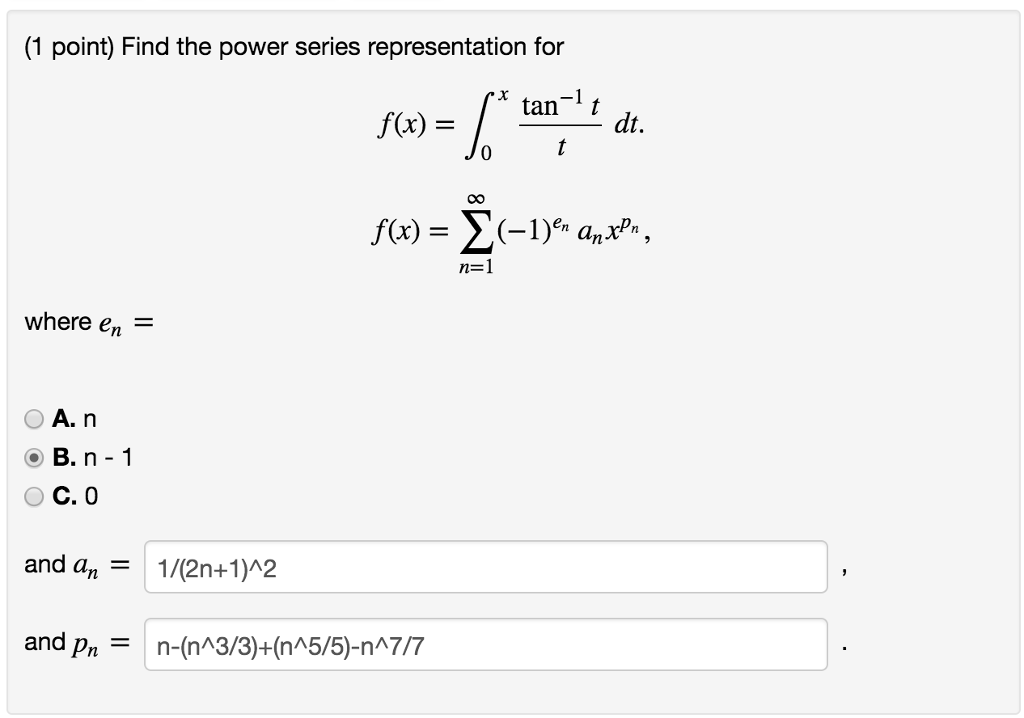 Solved Find the power series representation for f(x) = | Chegg.com