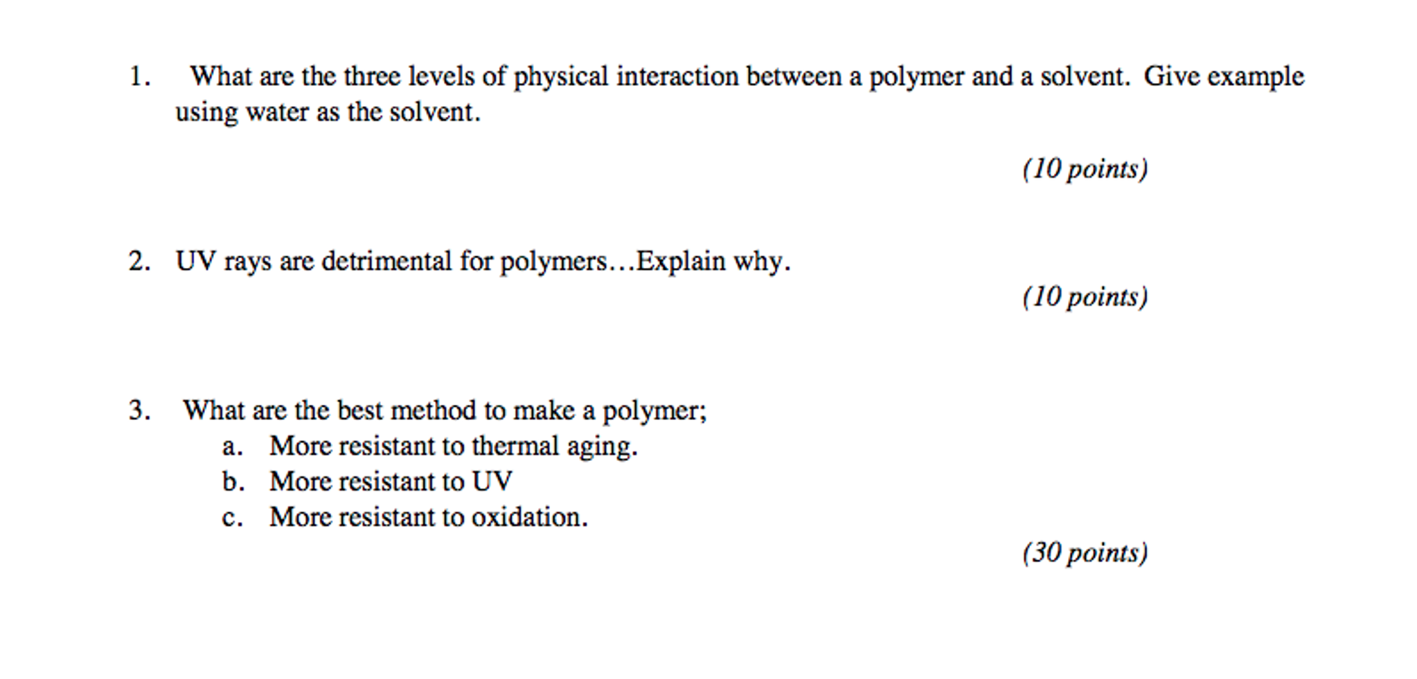 Solved What are the three levels of physical interaction | Chegg.com