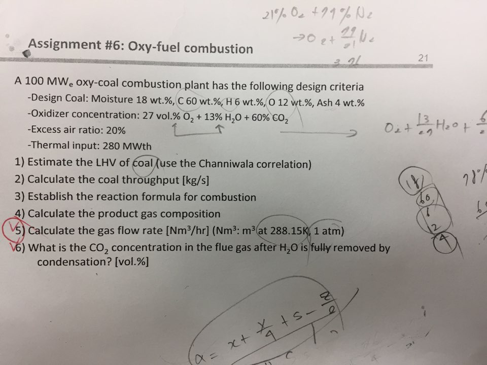 Assignment 6 Oxy fuel Combustion 21 A 100 MWe Chegg Assignment 6 Oxy fuel Combustion 21 A 100 MWe Chegg