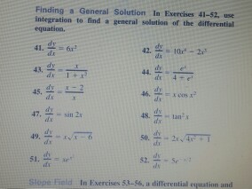 Solved Finding a General Solution In Exercises 41-52, use | Chegg.com