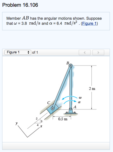 Solved Determine the velocity of the slider block C at this | Chegg.com