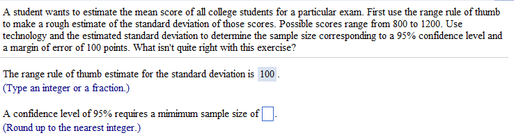 Solved A student wants to estimate the mean score of all | Chegg.com