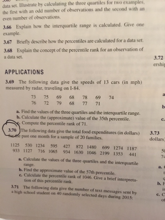 Solved Explain how the interquartile range is calculated. | Chegg.com