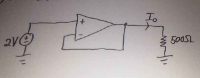 Solved Find Io in the circuit shown below Final answer | Chegg.com