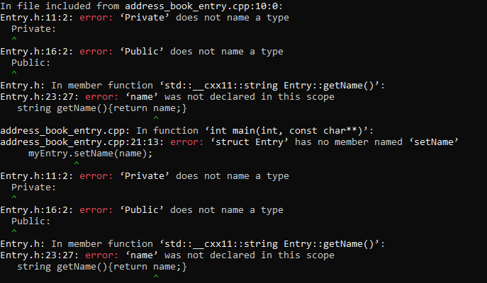 Solved I get this when i compile the two files together, i | Chegg.com