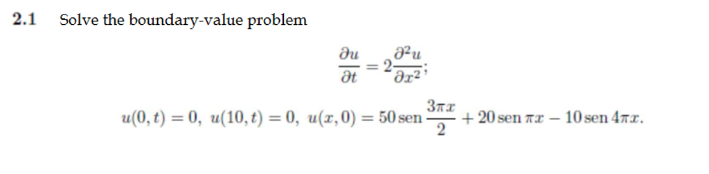 Solve The Boundary Value Problem Partial