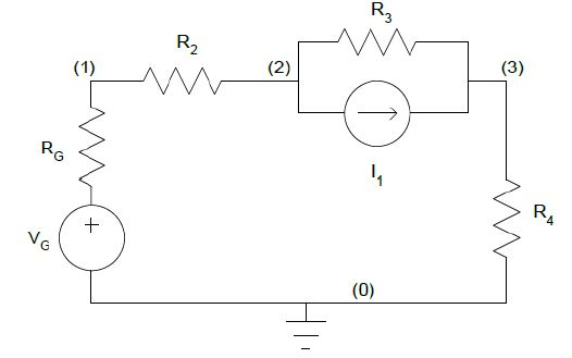 Solved Use modified nodal analysis and matrix stamping to | Chegg.com