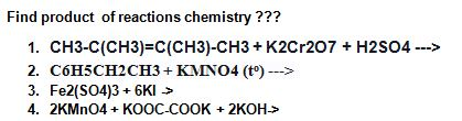 Solved Find product of reactions chemistry ??? 1. | Chegg.com