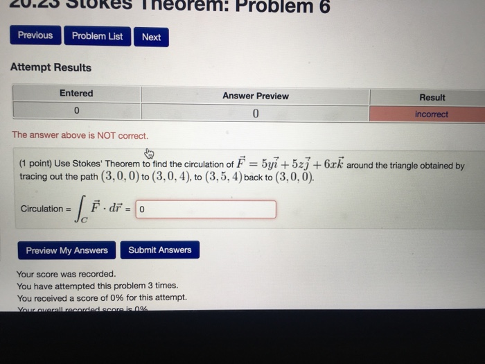 Solved Use Stokes' Theorem to find the circulation of F = | Chegg.com