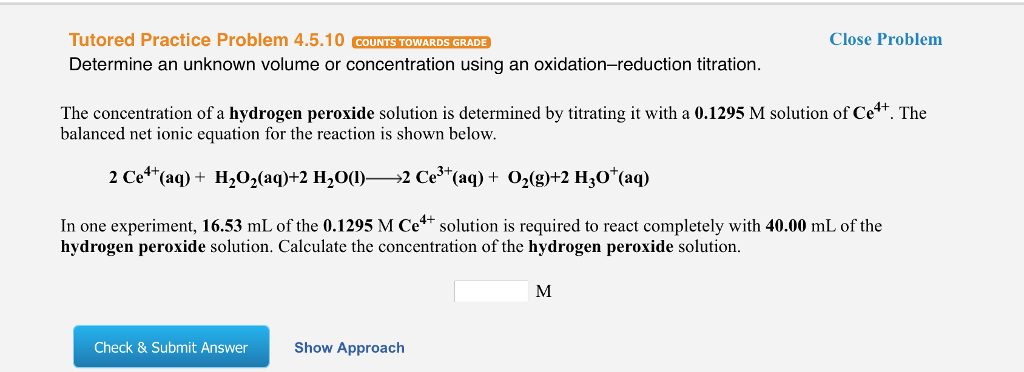 Solved Tutored Practice Problem 4.5.9 COUNTS TOWARDS GRADE | Chegg.com