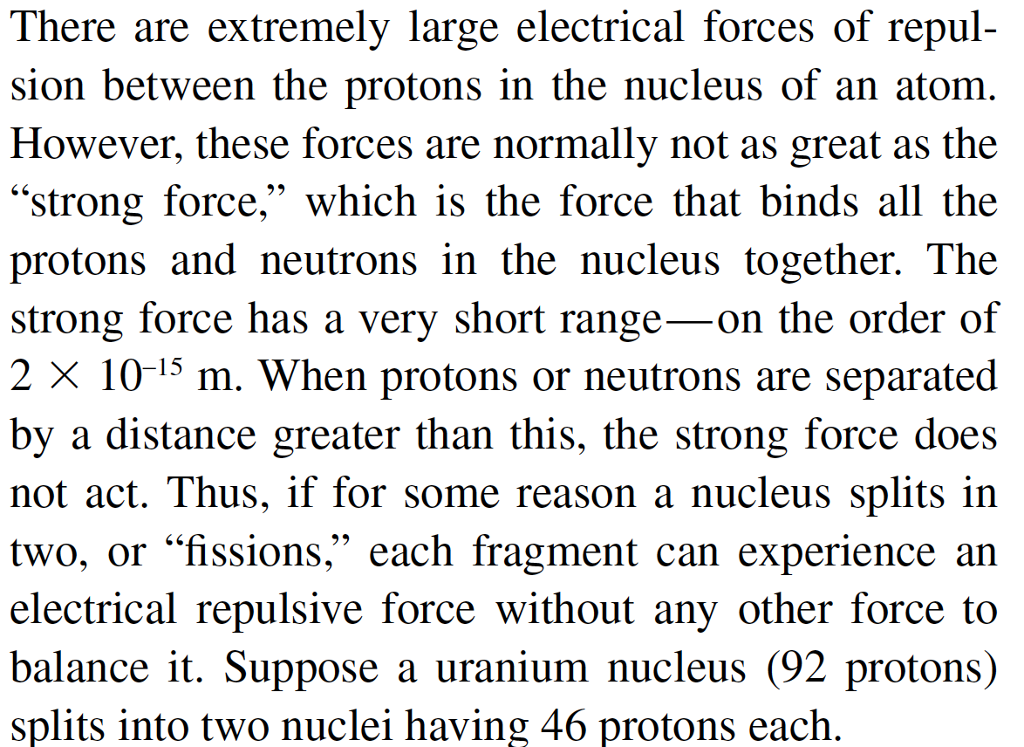 Solved There are extremely large electrical forces of repul- | Chegg.com