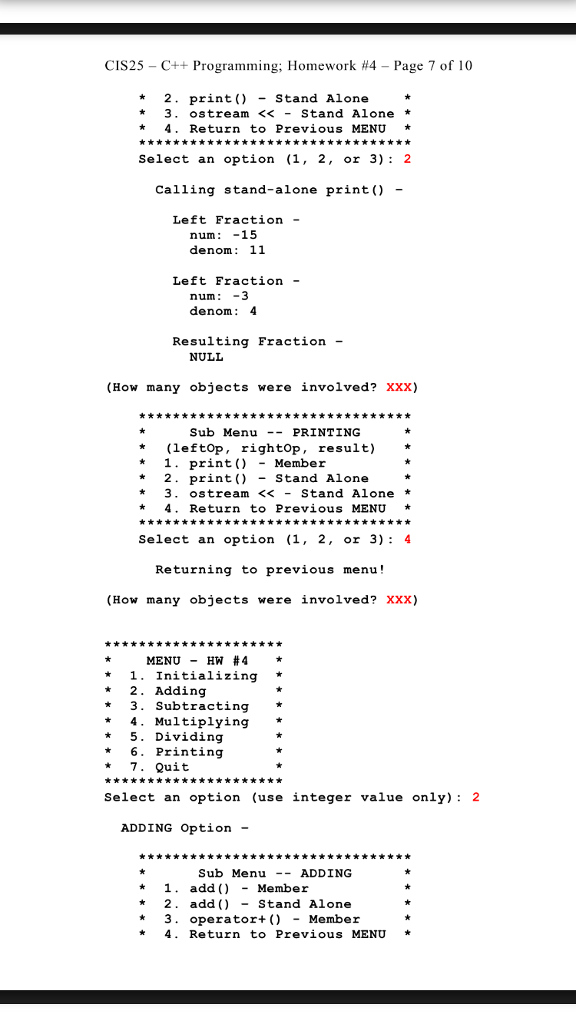 CIS25-C++ Programming: Homework #4-Page 2 of 10 1. | Chegg.com