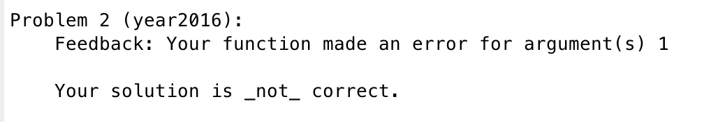 Solved Matlab question-- write a function called Year2016 | Chegg.com