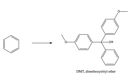Solved OR DMT, dimethoxytrityl ether | Chegg.com