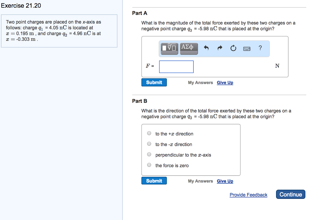 Solved Two point charges are placed on the x-axis as | Chegg.com