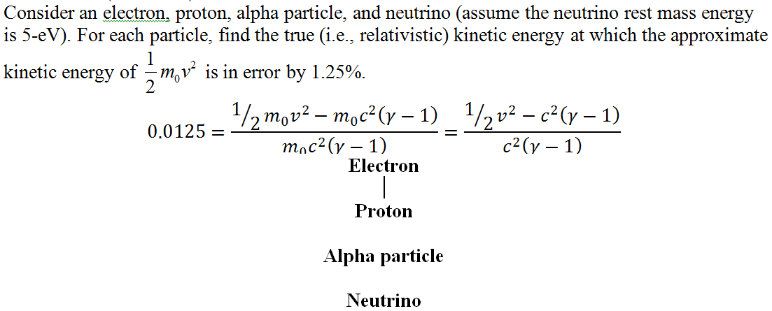 Solved Consider an electron, proton, alpha particle, and | Chegg.com