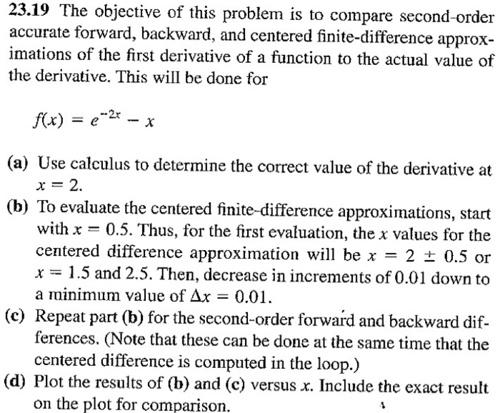 Solved 23.19 The objective of this problem is to compare | Chegg.com