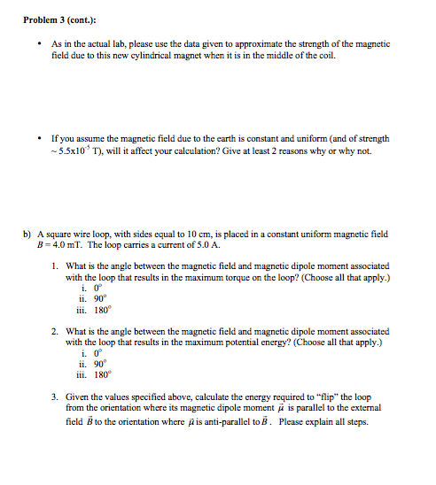 Solved Problem 3 (15 points total: a) In the Faraday's Law | Chegg.com