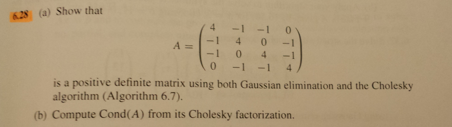 Solved Show that a positive definite matrix using both | Chegg.com