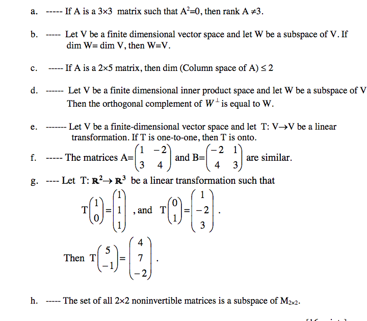 Solved If A is a 3 times 3 matrix such that A^2 = 0, then | Chegg.com