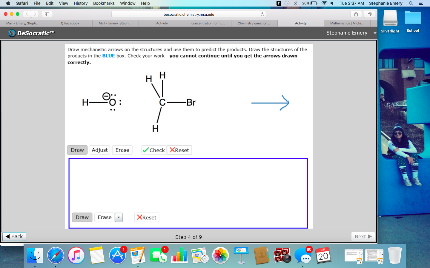 Solved Draw mechanistic arrows on the structures and use | Chegg.com