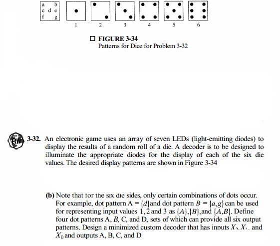 An electronic game uses an array of seven LEDs | Chegg.com