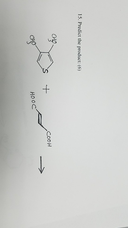 Solved 15. Predict the product: (6) CooH HOOC | Chegg.com