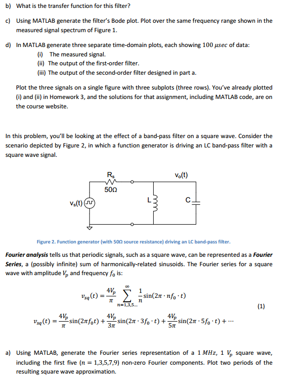 In this first problem, you will revisit the problem | Chegg.com