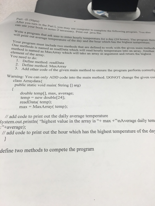 Solved After you turn in the Part 1, you may use computer to | Chegg.com