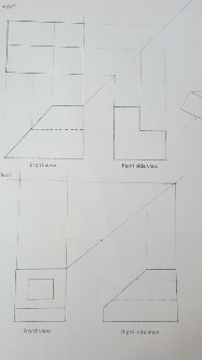 Solved find top view for both figures | Chegg.com