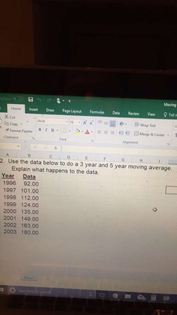 Solved Moving Home Insert Draw Page Layout Formulas Data