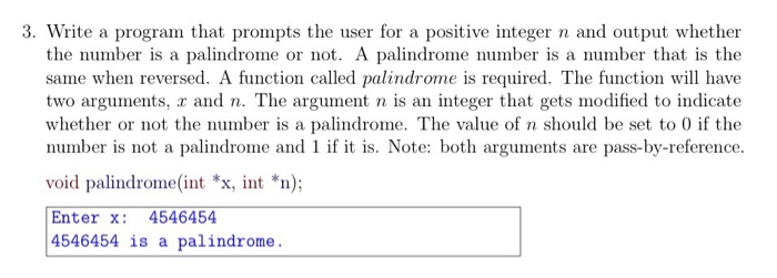 Solved Write a program that prompts the user for a positive | Chegg.com