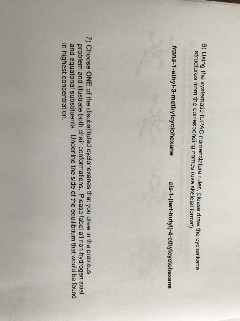 Solved Using the systematic IUPAC nomenclature rules, please | Chegg.com