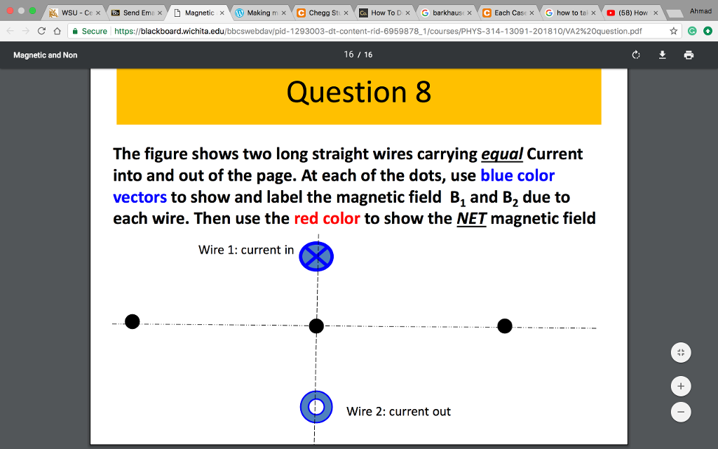 Solved Ahmad Cǜ 을 Secure https://blackboard. | Chegg.com