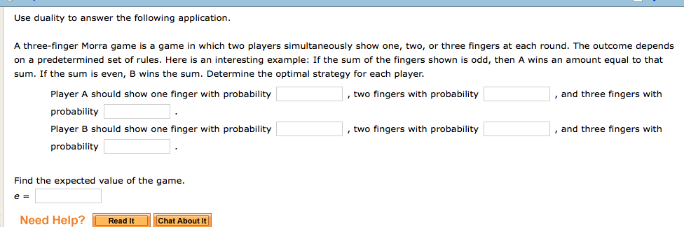 Solved Use duality to answer the following application. A | Chegg.com