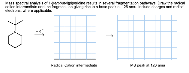 Solved Mass spectral analysis of 1-(tert-butyl)piperidine | Chegg.com Solved Mass spectral analysis of 1-(tert-butyl)piperidine | Chegg.com