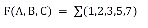 Solved Use a K-map to minimize the function F(A, B, C) = | Chegg.com