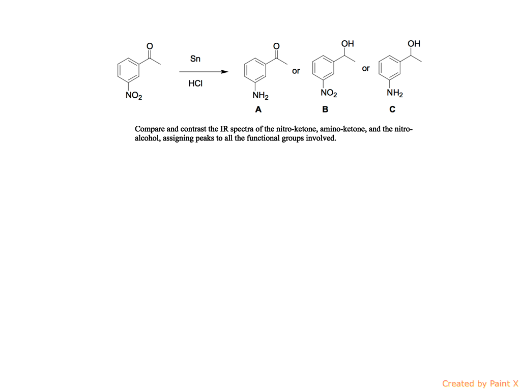 Compare and contrast the IR spectra of the | Chegg.com