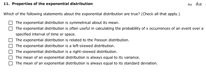 Solved 1. Properties of the uniform distribution Aa A | Chegg.com