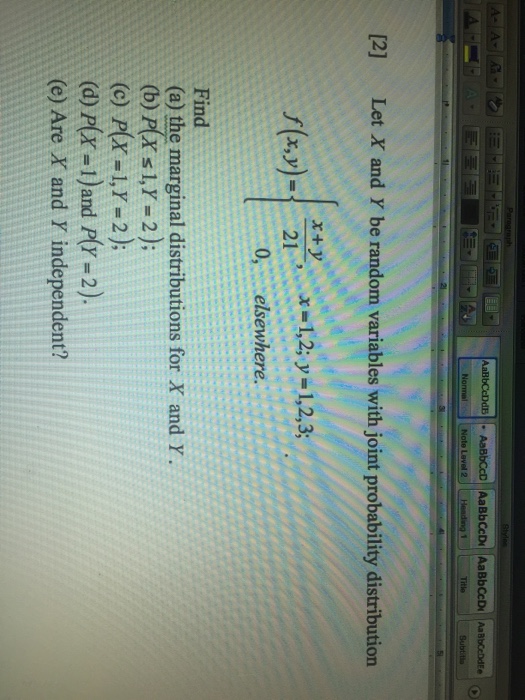 Solved Let X and Y be random variables with joint | Chegg.com