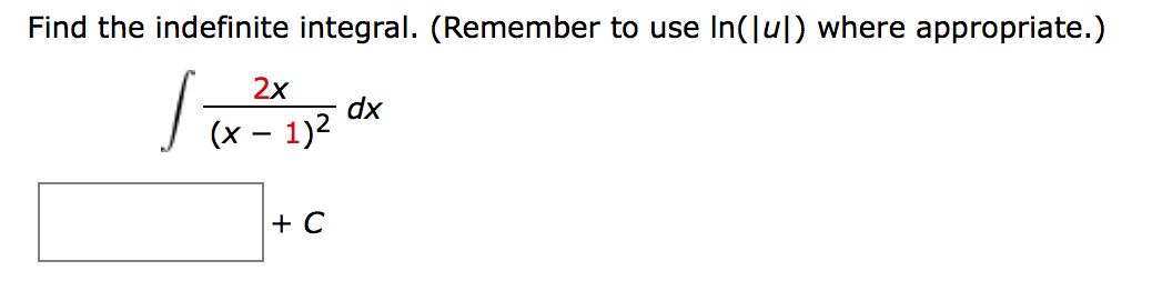 Solved Find the indefinite integral by u-substitution. | Chegg.com