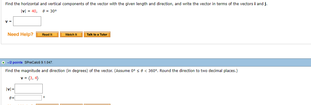 Solved Find the horizontal and vertical components of the | Chegg.com